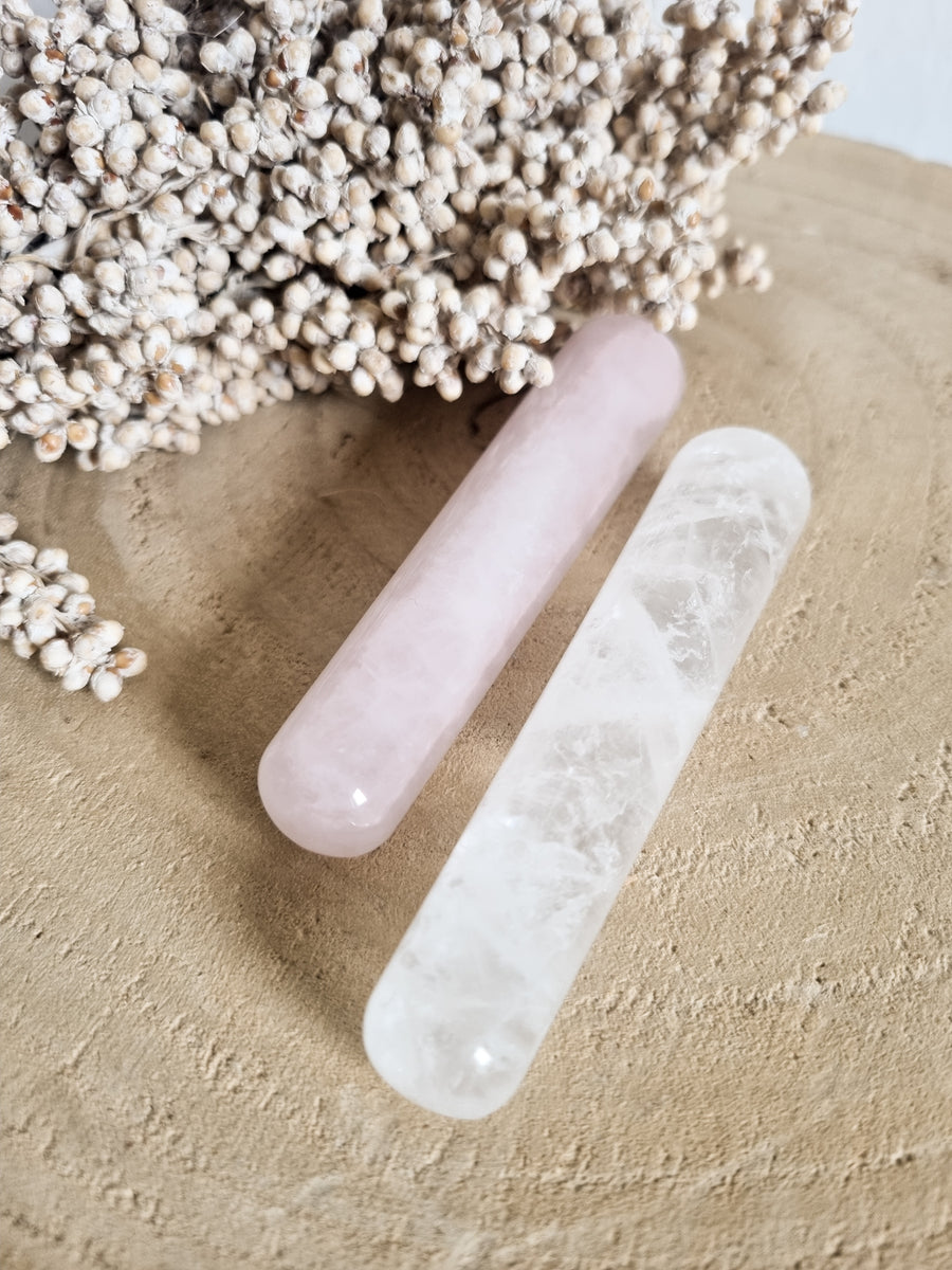 Massage Stick / Yoni Wand – Hex + Stones